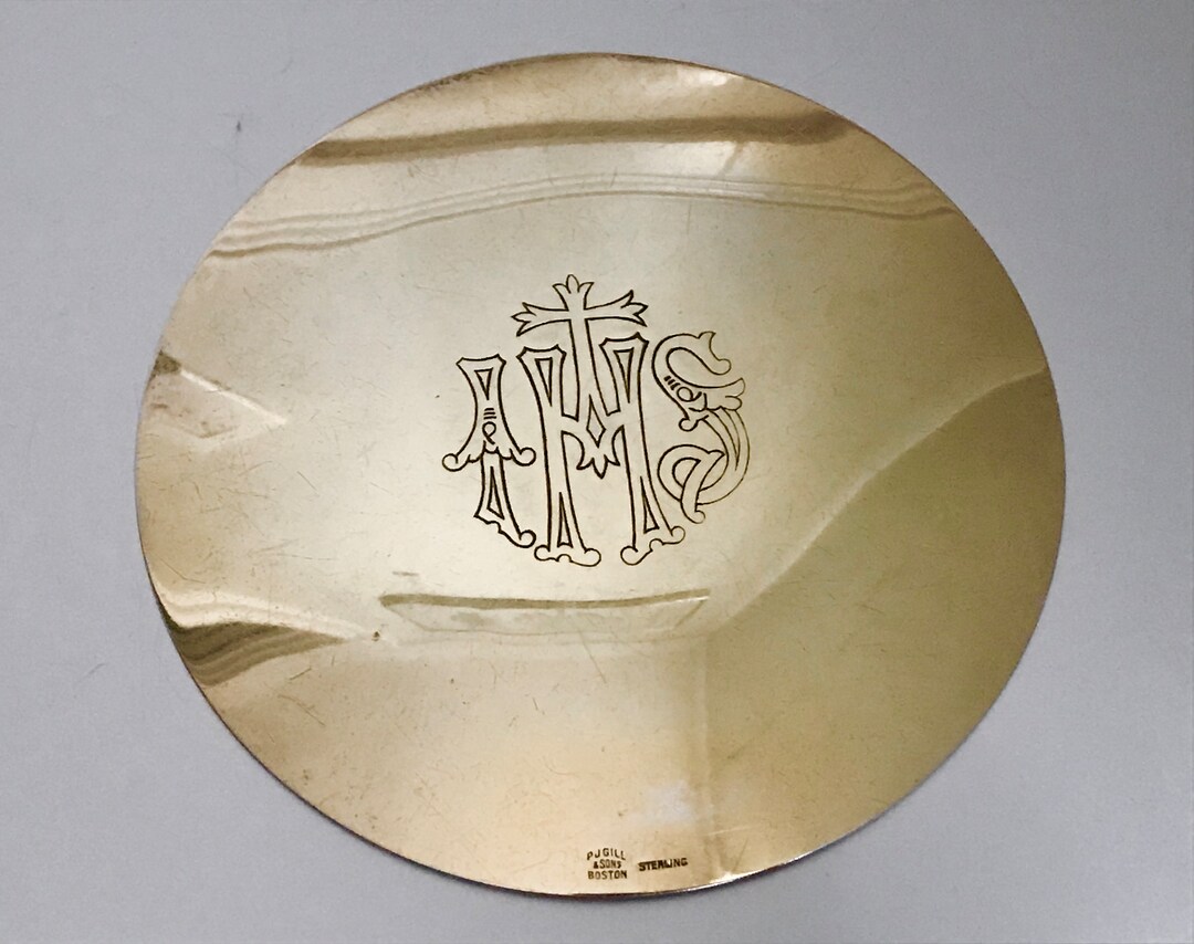 Antique Sterling Boston Paten / Religious / Catholic / - Etsy