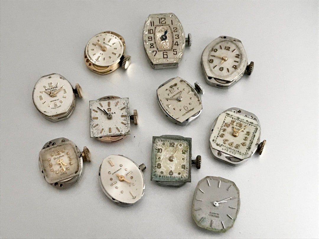 Antique & Vintage Watch Movements / Parts / for Repair / Parts ...