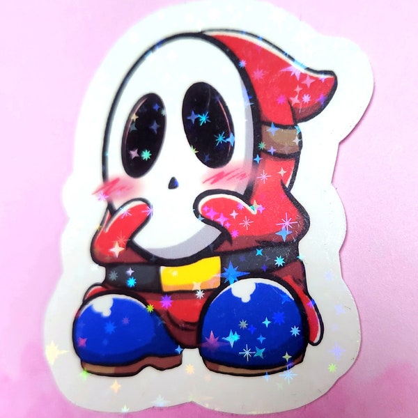 Shy Guy Mask - Etsy