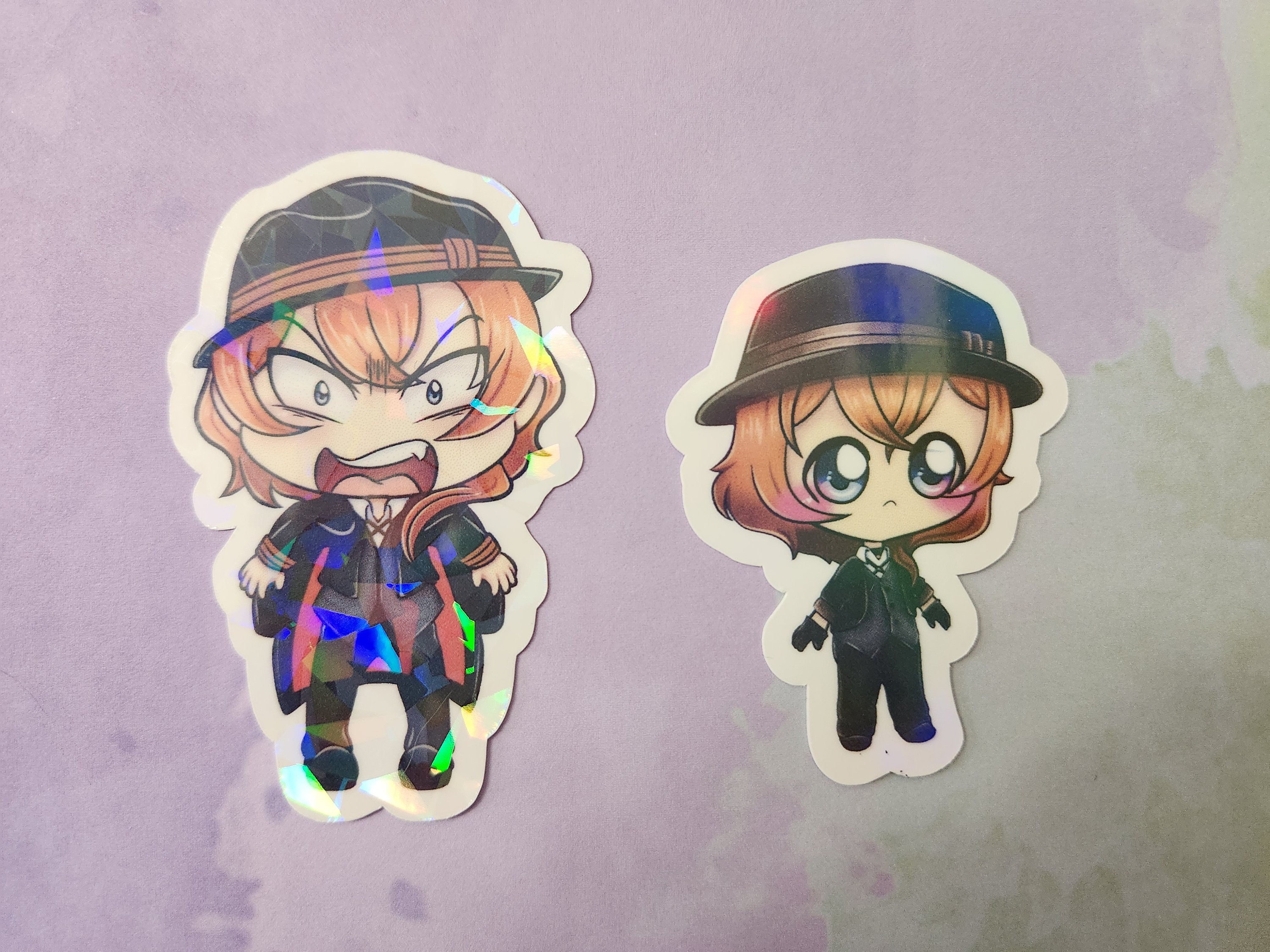 Chuuya Sticker Duo Chibi Chuuya Chuuya Nakahara BSD Stickers Angry ...