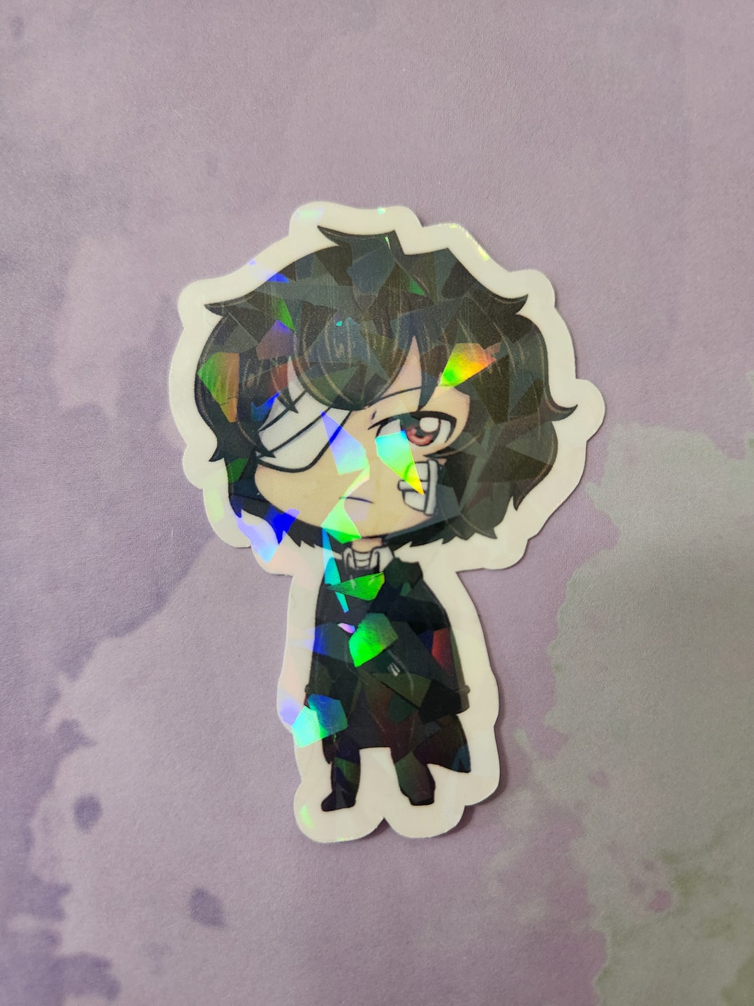Dark Era Dazai Chibi Dazai Chibi BSD BSD Stickers - Etsy