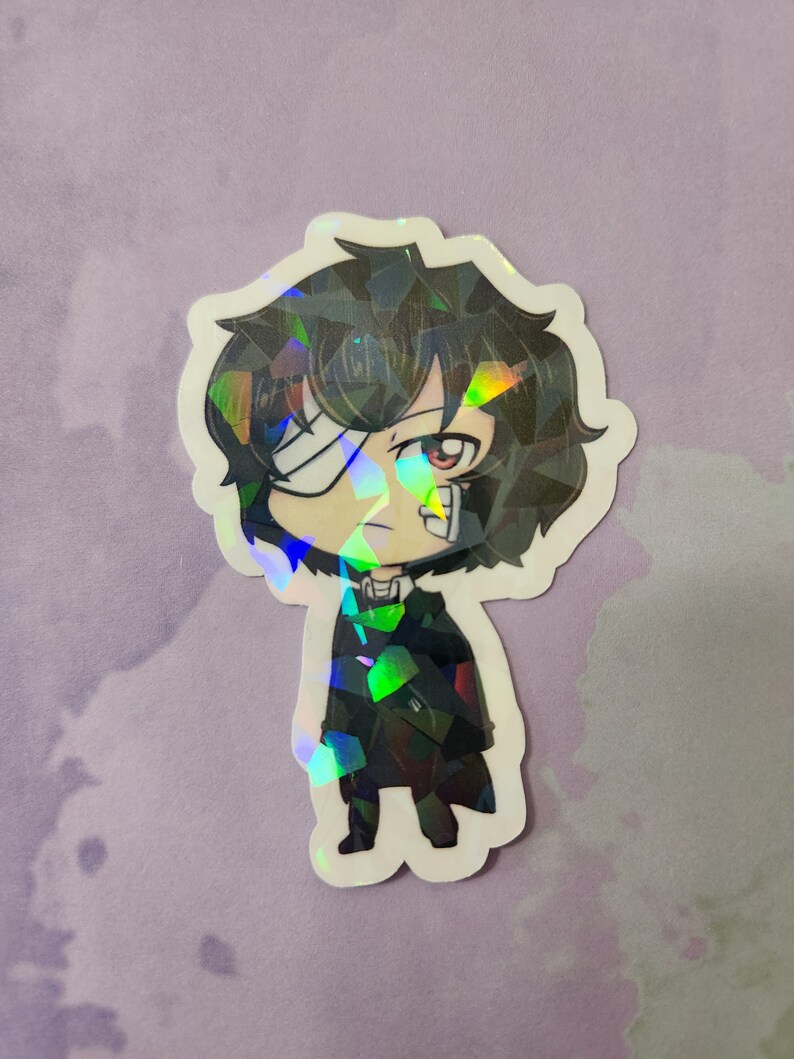 Dark Era Dazai Chibi Dazai Chibi BSD BSD Stickers - Etsy