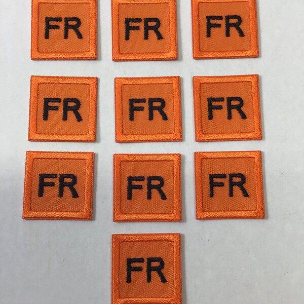 Orange Iron on Patch - Etsy