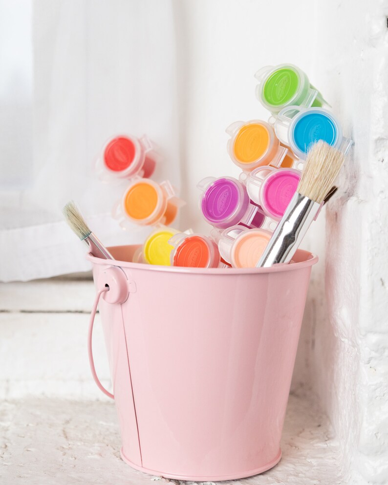 6 Pcs Pink Bucket, Party Favors, Flower Container, Center Piece - Etsy