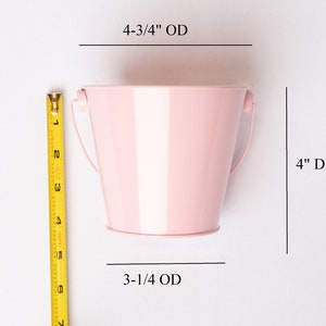 6 Pcs Pink Bucket, Party Favors, Flower Container, Center Piece - Etsy