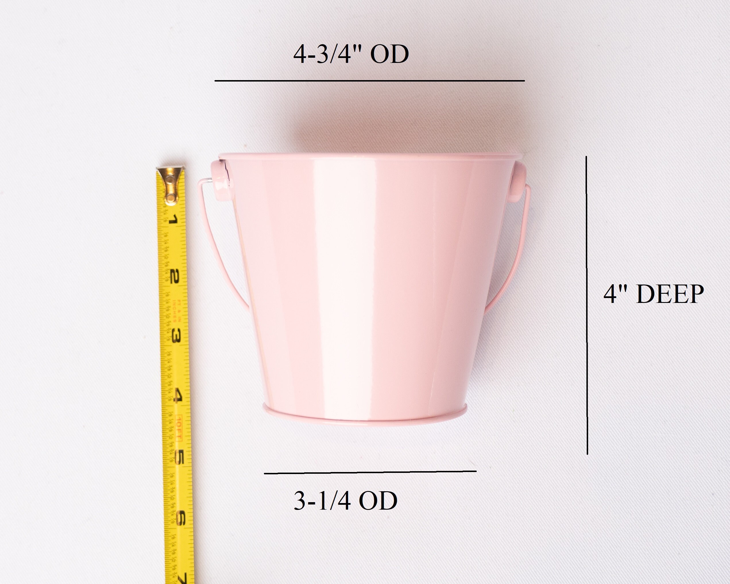 6 Pcs Pink Bucket, Party Favors, Flower Container, Center Piece - Etsy