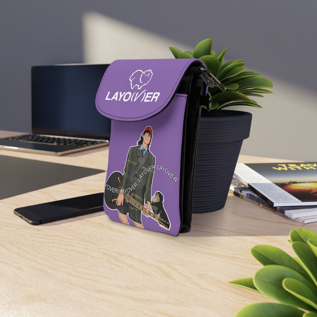 BTS V Layover Album-inspired Small Cellphone Wallet Stylish Faux ...