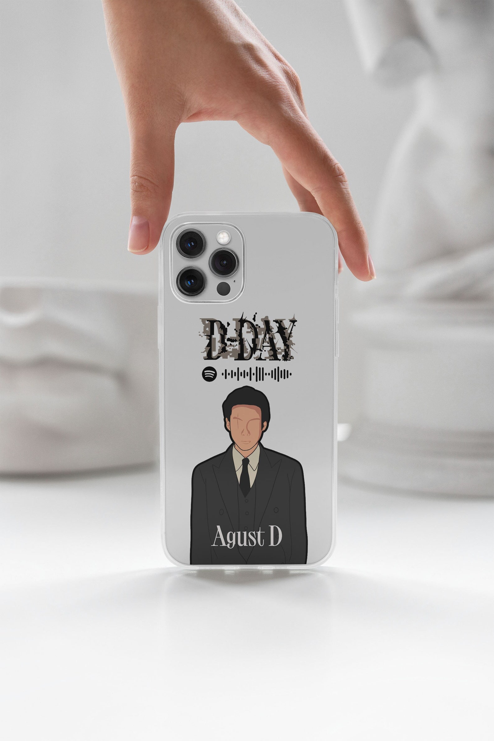 BTS Suga Agust D D-day Album iPhone and Samsung Phone Clear Cases - Etsy