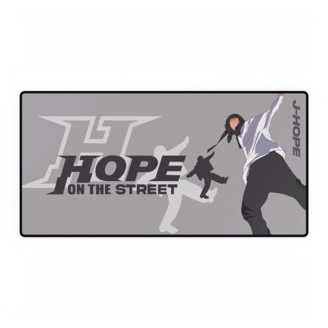 BTS J-hope Desk Mat - Hope on the Street Special Album Inspired Design ...