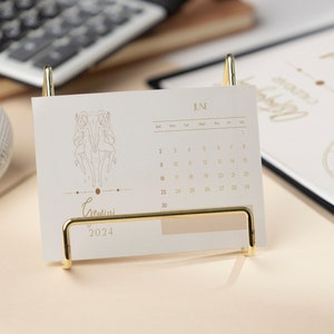 Zodiac Signs Astrology 2024 Calendar - Printable Digital Download - PNG ...