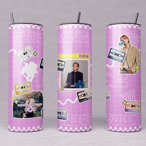 Digital Sublimation Template Inspired by BTS Jimin's Muse Album - DIY ...
