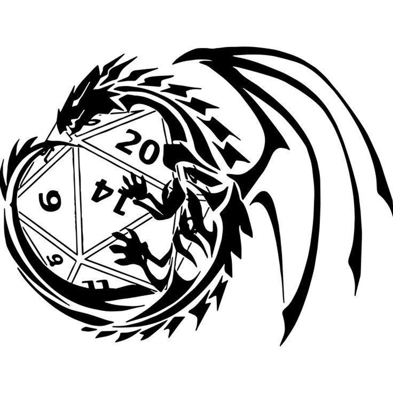 Dungeons and Dragons Vinyl Decal Sticker for Cars, Laptops, Windows and ...