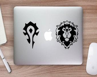 World of Warcraft Horde/alliance Crest Fanart Stickers - Etsy