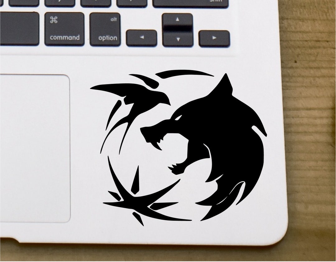 The Witcher Medallion Wolf Logo Emblem Vinyl Decal Sticker - Etsy