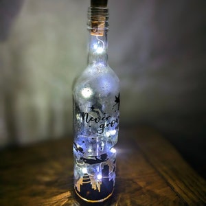 Handcrafted Peter Pan Nightlight Bottle Neverland Decor - Etsy