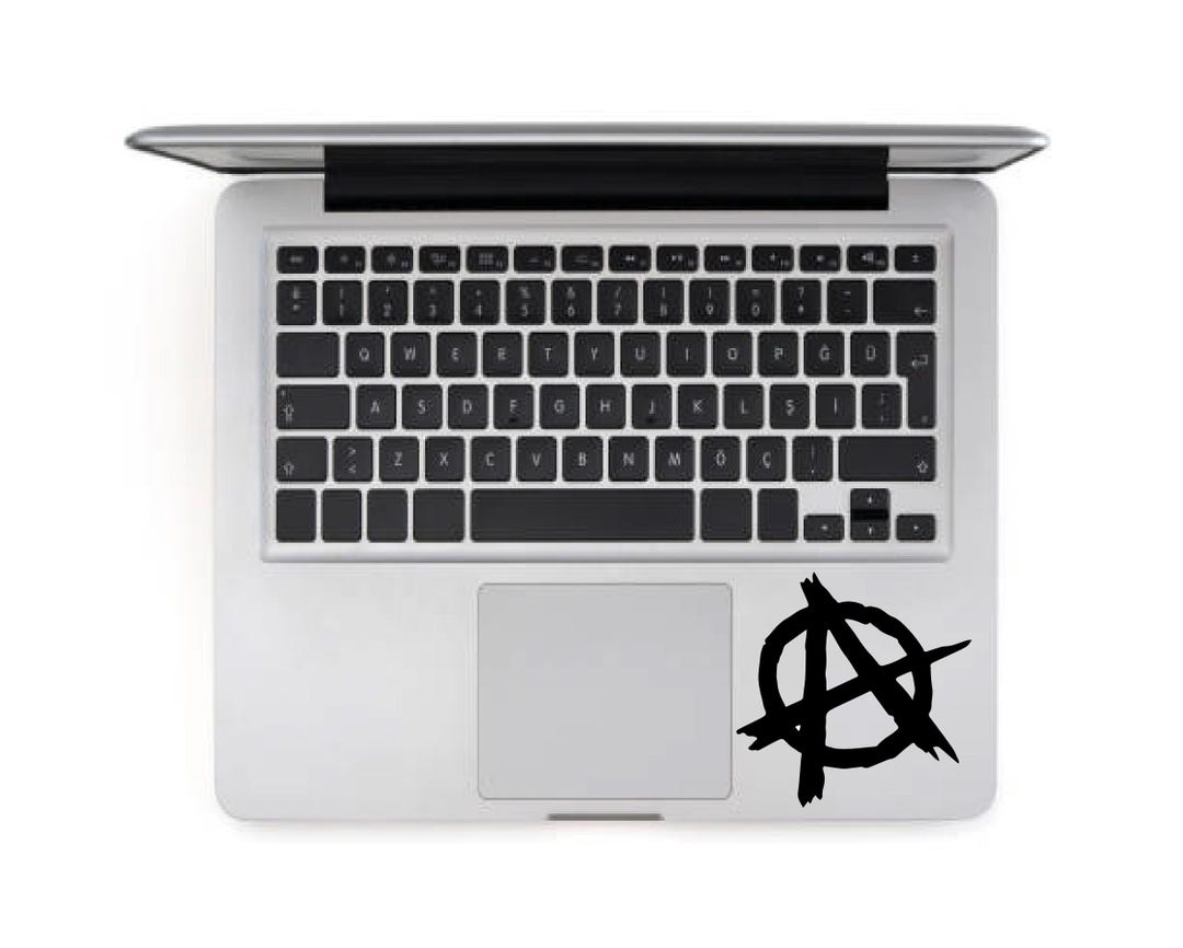Anarchy Symbol Vinyl Decal – Punk Rock Sticker, Rebel Car Window Decal ...