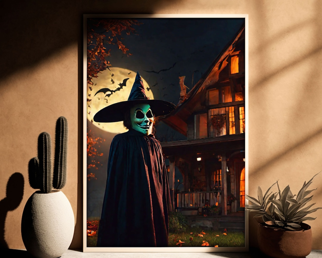 Halloween Poster Printable Halloween Wall Art Instant - Etsy