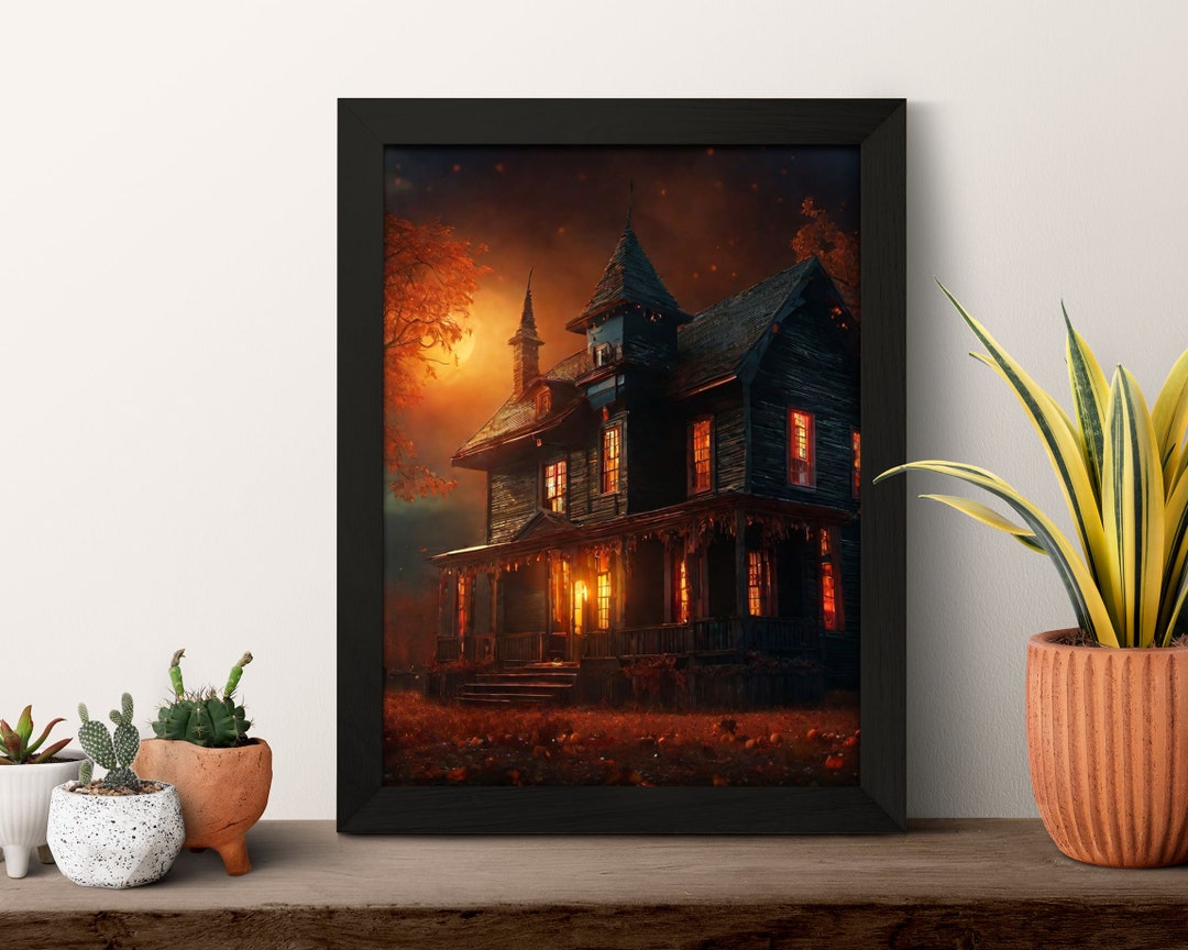 Halloween Poster Printable Halloween Wall Art Instant - Etsy