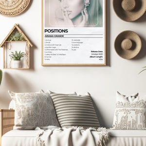 Ariana Grande Positions Poster, Ariana Grande Album Poster, Ariana ...