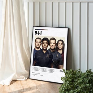 Printable 9-1-1 Poster, 9-1-1 Wall Decor, 9-1-1 Poster Art, Tv Series ...