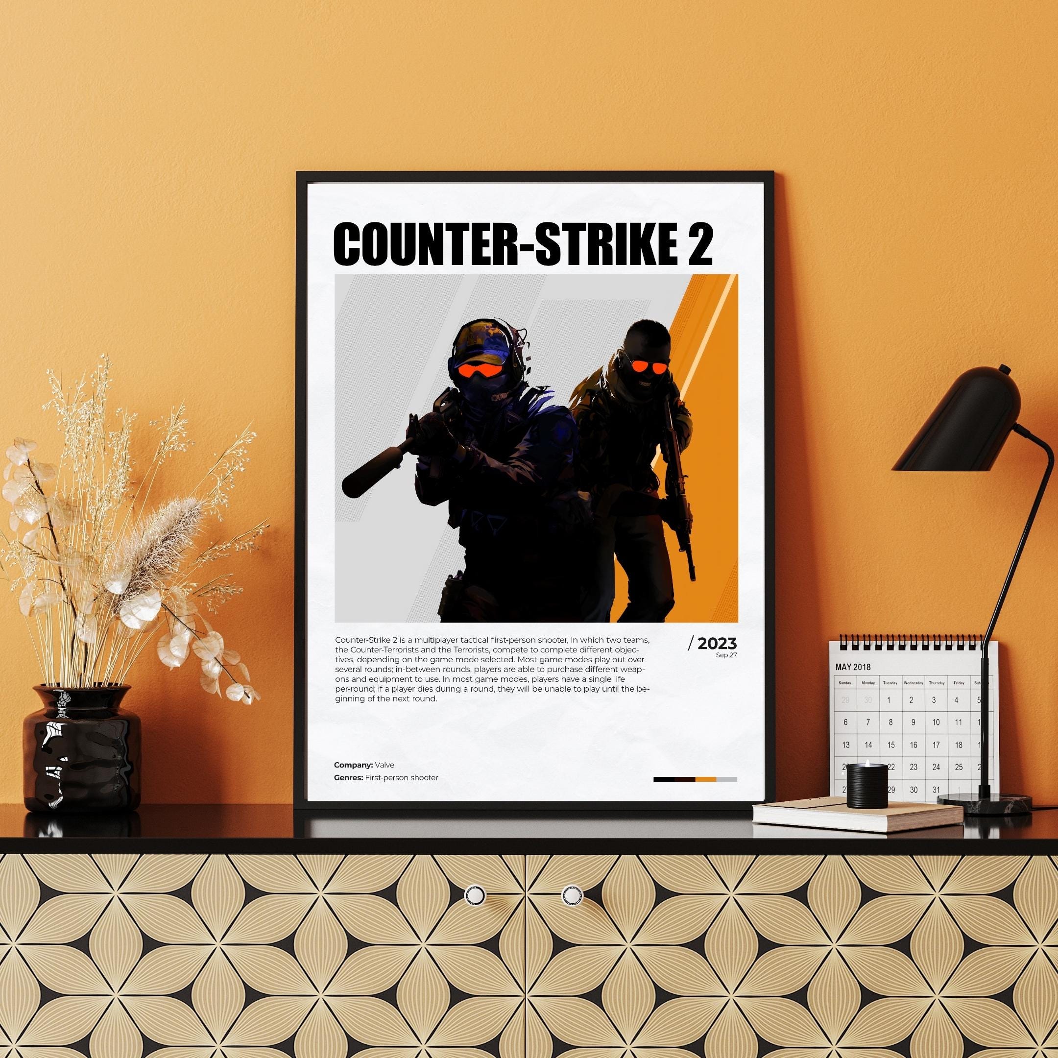 Printable Counter Strike 2 Poster, CS 2 Wall Decor, CS Poster, Gaming ...