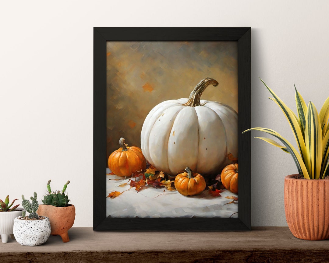 PRINTABLE Halloween Fall Pumpkins Print Halloween Poster - Etsy