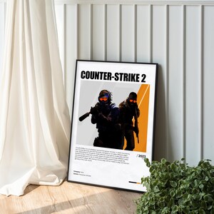 Printable Counter Strike 2 Poster, CS 2 Wall Decor, CS Poster, Gaming ...