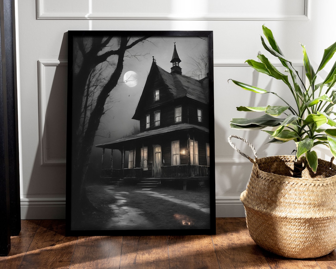 Halloween Poster Printable Halloween Wall Art Instant - Etsy