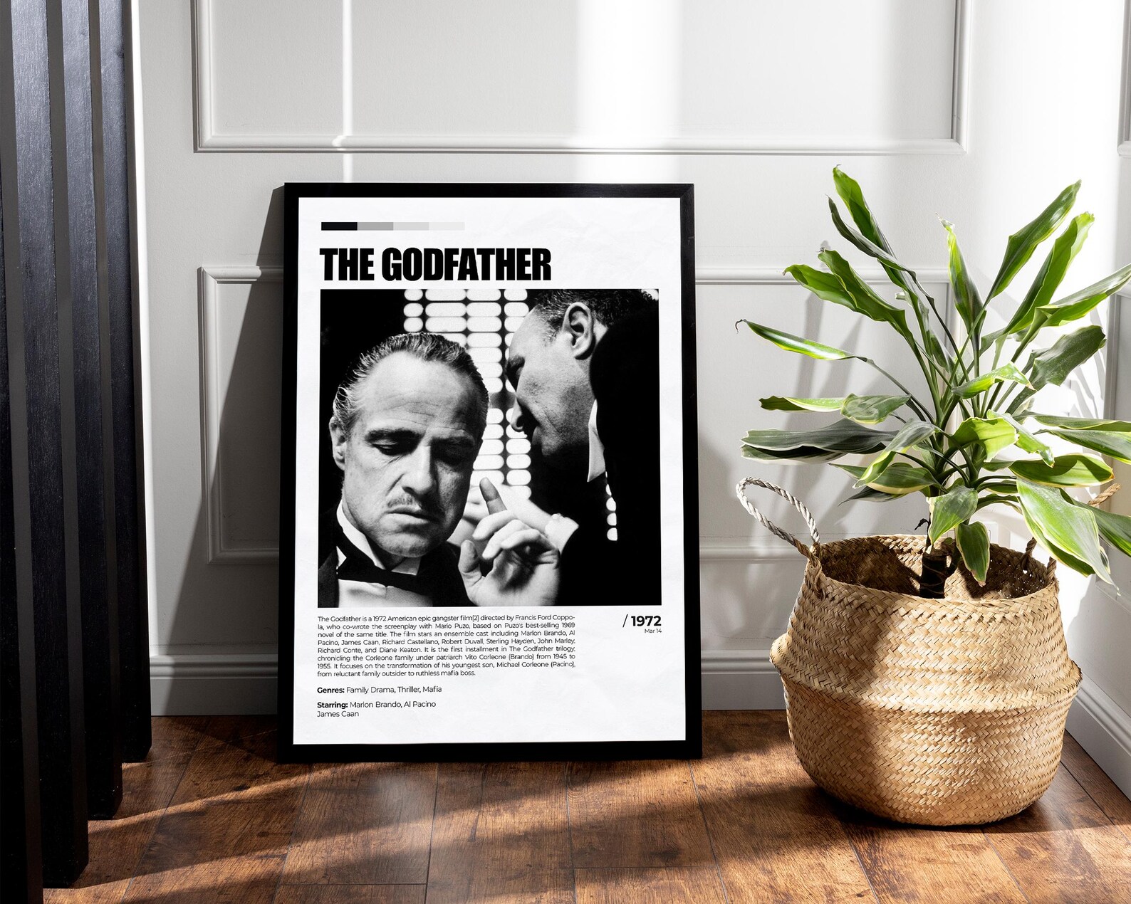 Printable the Godfather Poster, the Godfather Wall Decor, the Godfather ...
