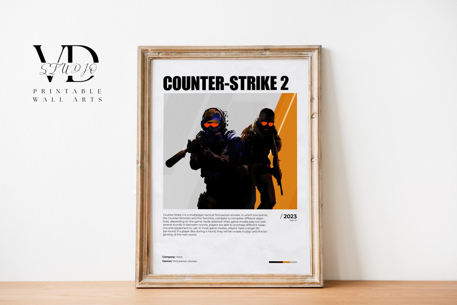 Printable Counter Strike 2 Poster, CS 2 Wall Decor, CS Poster, Gaming ...