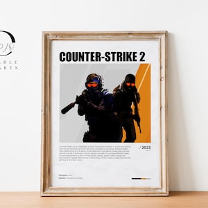 Printable Counter Strike 2 Poster, CS 2 Wall Decor, CS Poster, Gaming ...