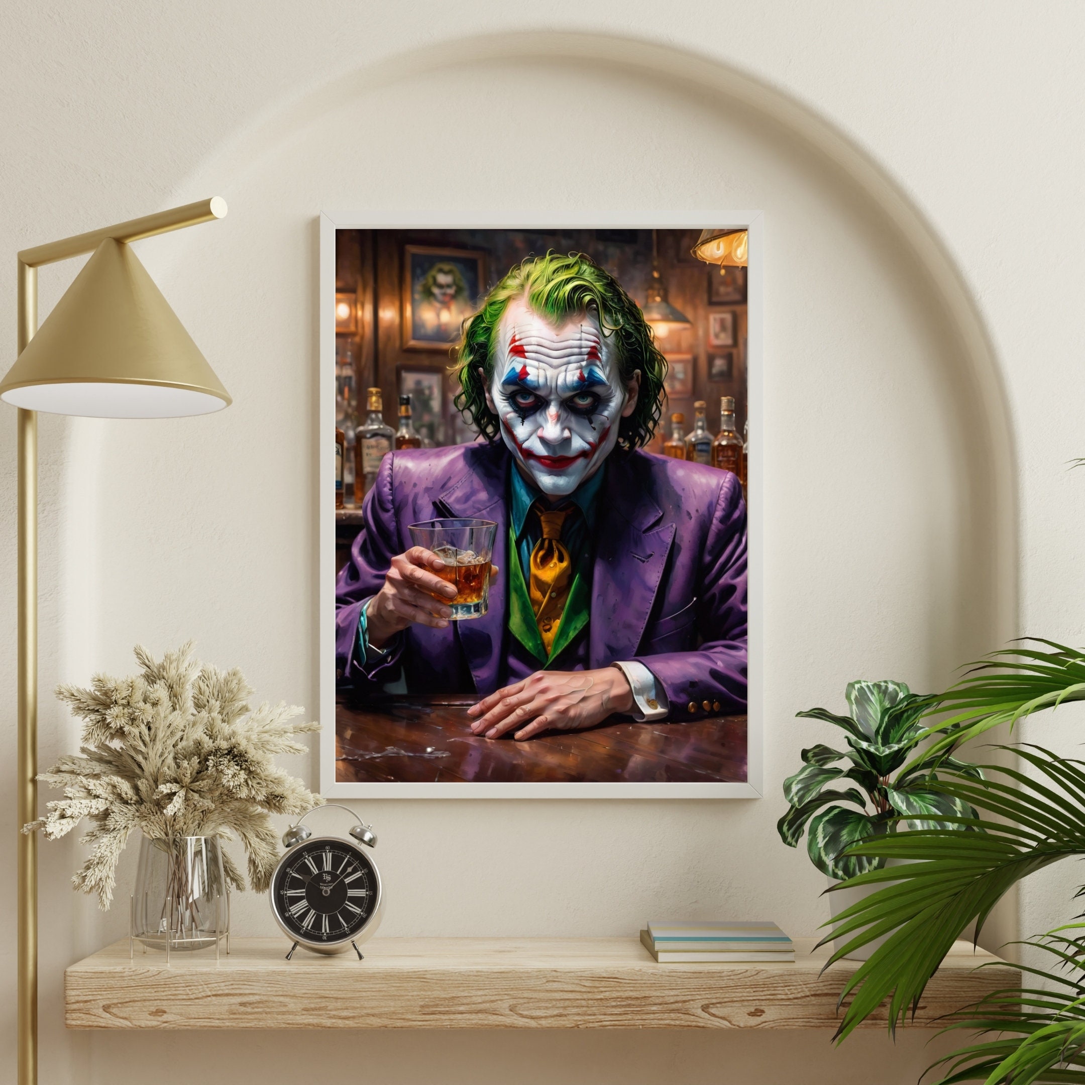 Printable Joker Wall Art,joker Poster,printable Joker Superhero, Comic ...