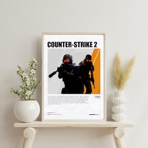 Printable Counter Strike 2 Poster, CS 2 Wall Decor, CS Poster, Gaming ...
