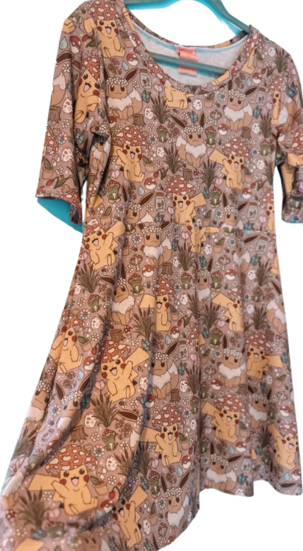 Cottagecore Pokemon Dress Womens Girls Pikachu and Eevee Outfit Epic ...