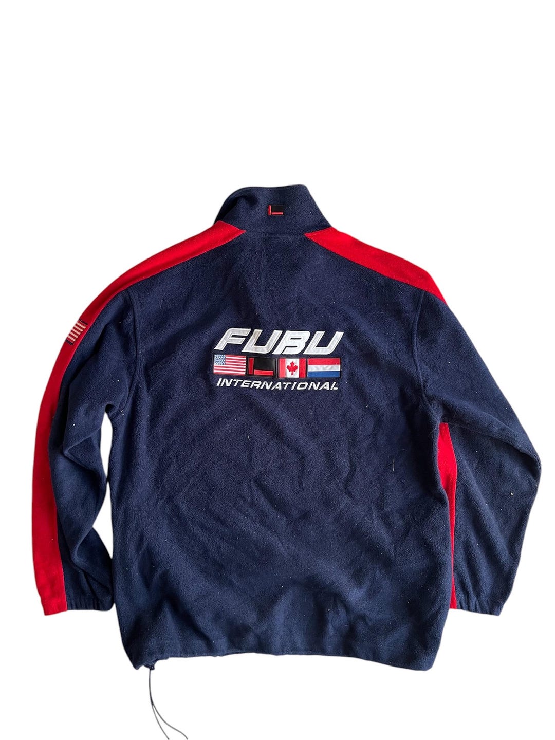Fubu Vintage Fleece Sports Sweater 1/4 Men's Sweater Size XL Color ...