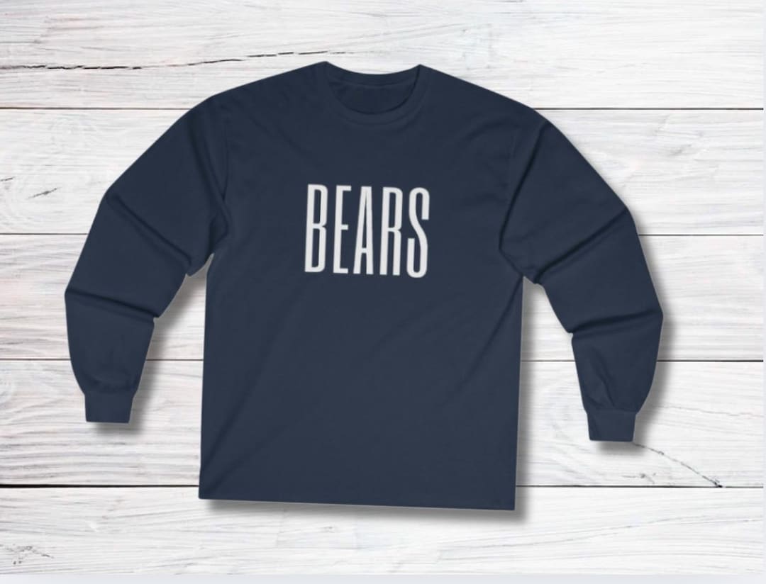 BEARS| Sports Team| Team Font| Simple Team Tee| Go Bears| Ultra Cotton ...
