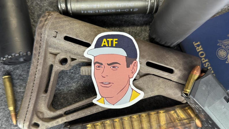 ATF Guy Sticker - Etsy