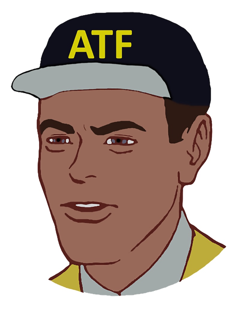 ATF Guy Sticker - Etsy