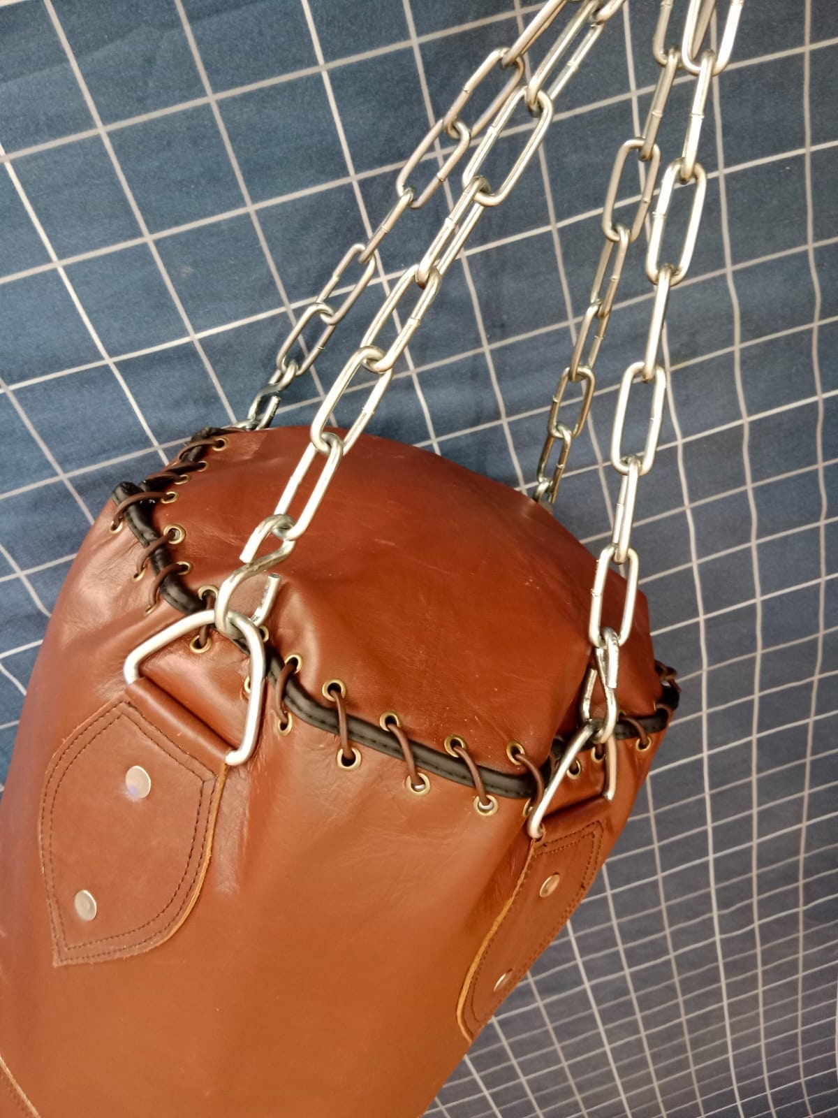 Punching Bag for Boxing Made With Real Leather Vintage Style With ...