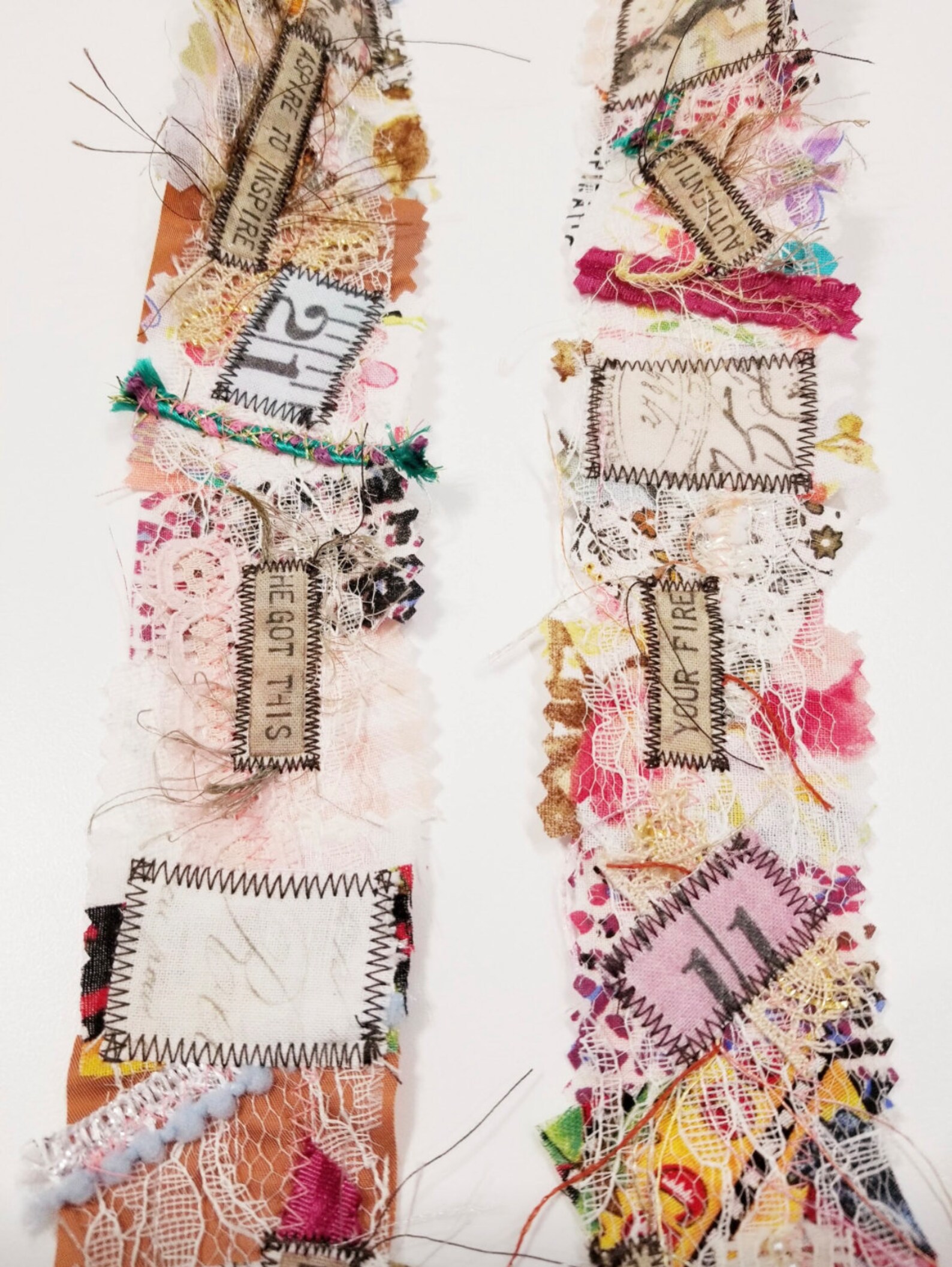 Fabric Snippets, Clusters, Patchwork, Lace, Shabby Chic, Vintage ...