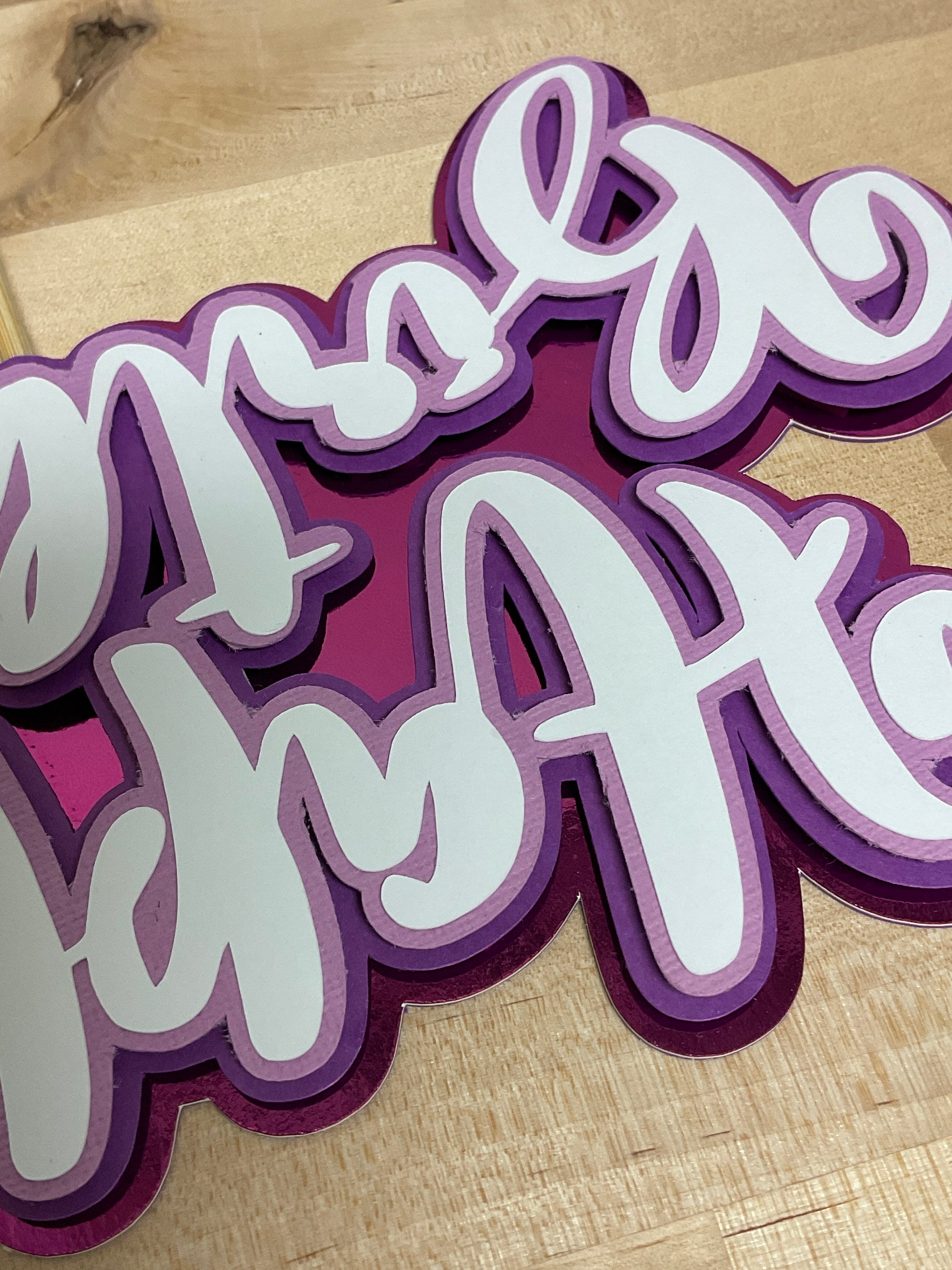 3D Cake Topper, Cake Topper, Happy Birthday Topper, Blue Cake Topper ...