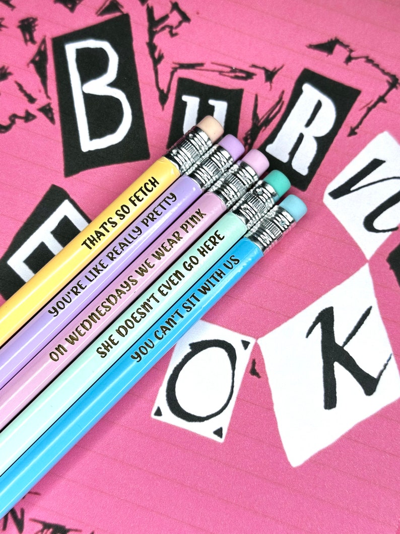 Personalized Engraved Pencils, Engraved, Laser, Back to School, Mean ...