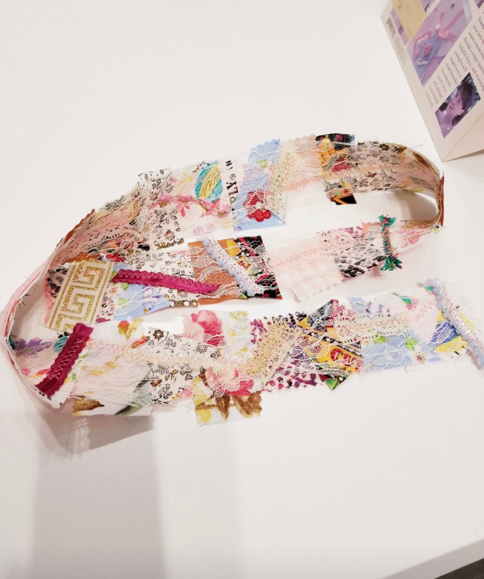 Fabric Snippets, Clusters, Patchwork, Lace, Shabby Chic, Vintage ...