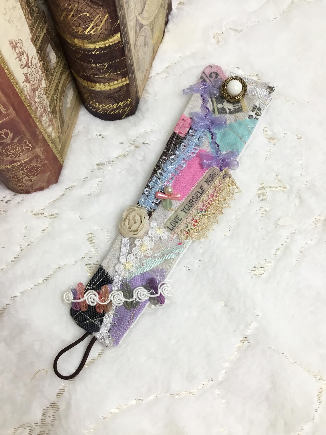 Shabby Chic Cuffs, Bracelets, Chic, Embroidery, Buttoned Cuff, Lace ...