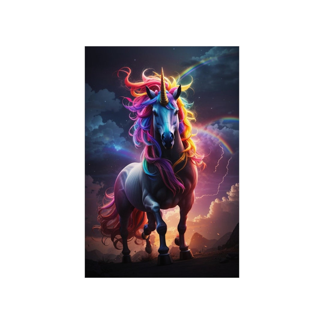 Shadowed Unicorns Poster Collection: Lysandra - Etsy