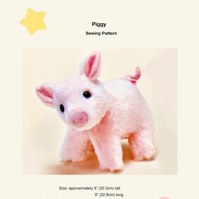 Stuffed Toy Pattern - Etsy