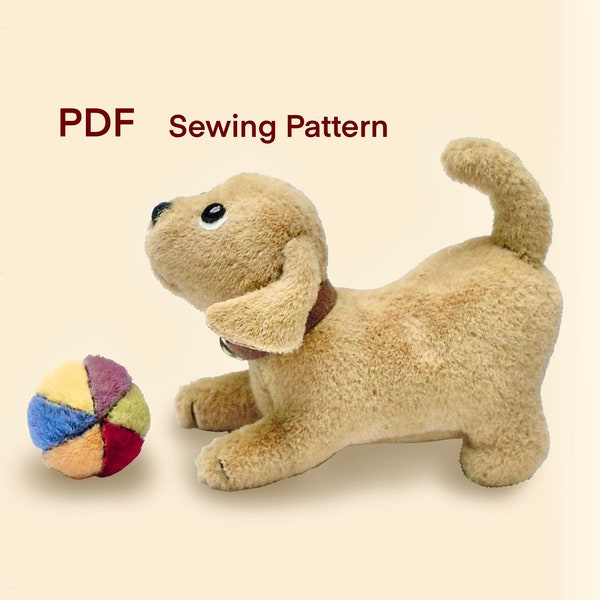 Stuffed Dog Sewing Pattern - Etsy