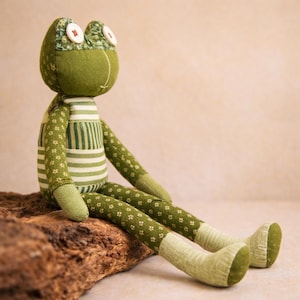 Frog Plush Toy Sewing PDF Pattern DIY Stuffed Animal Tutorial - Etsy