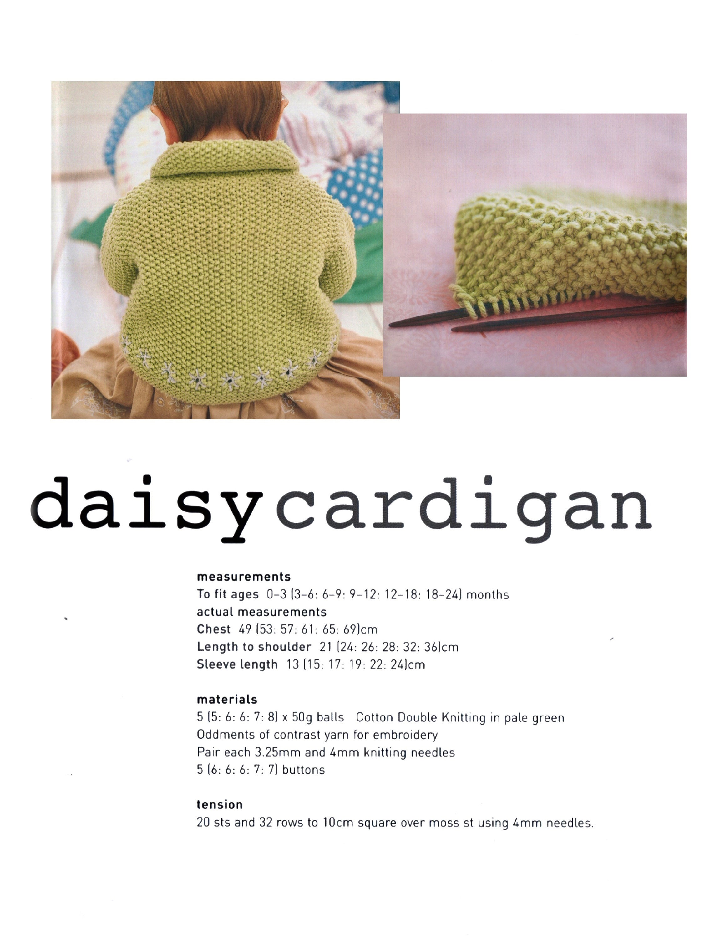 Moss Stitch Cardigan Knitting Pattern, Toddler Cardigan, Baby Jacket ...