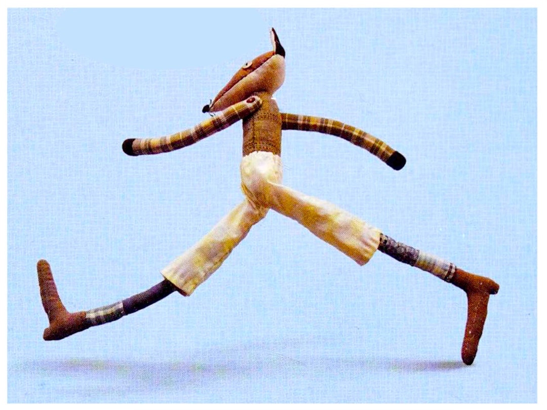 Long-legged Fox Stuffed Doll Sewing Pattern, Tutorial DIY Plushie Toy ...